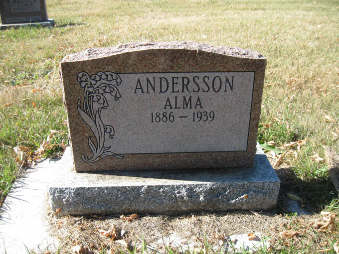Anderson, Alma