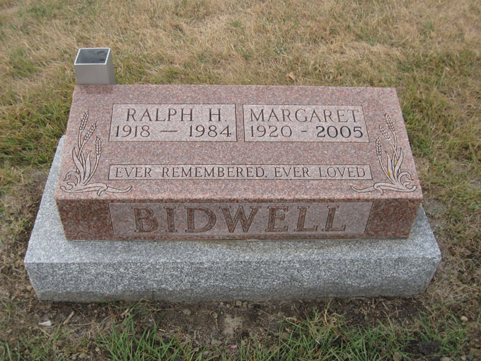 Bidwell, Ralph & Margaret