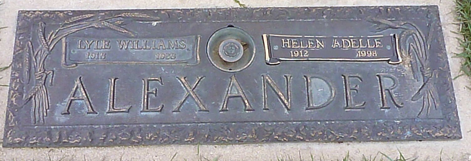 ALEXANDER Lyle & Helen