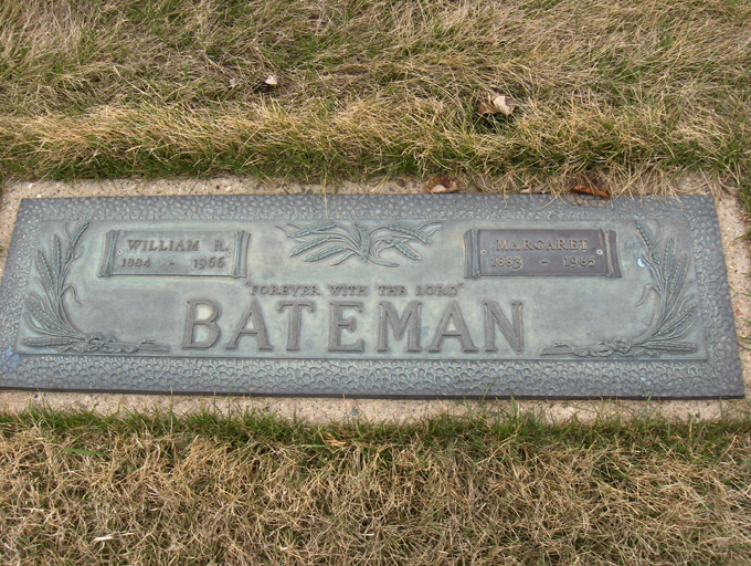 BATEMAN William & Margaret